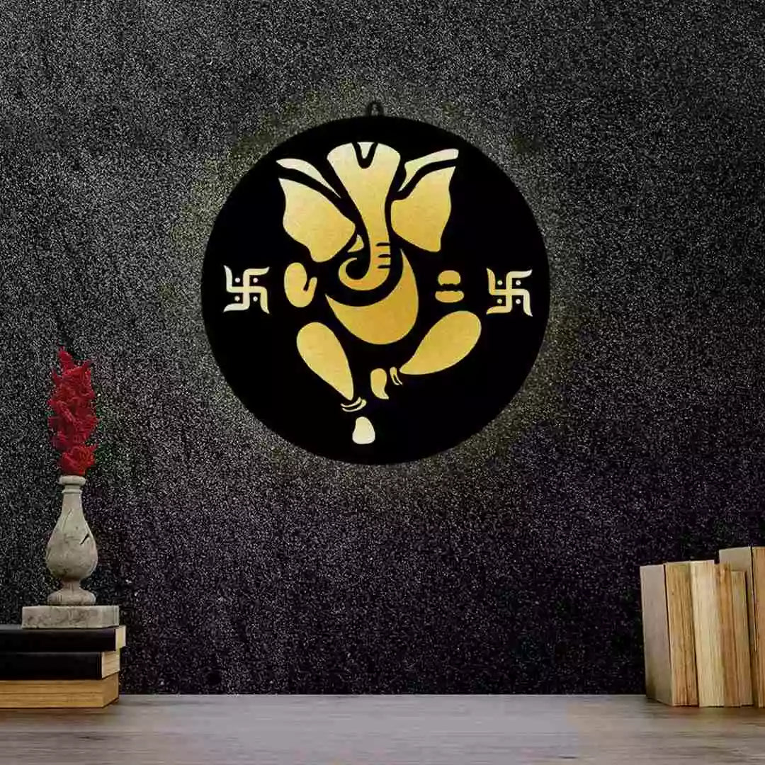 Ganesh Ji LED Wall Decor Light – HomePine