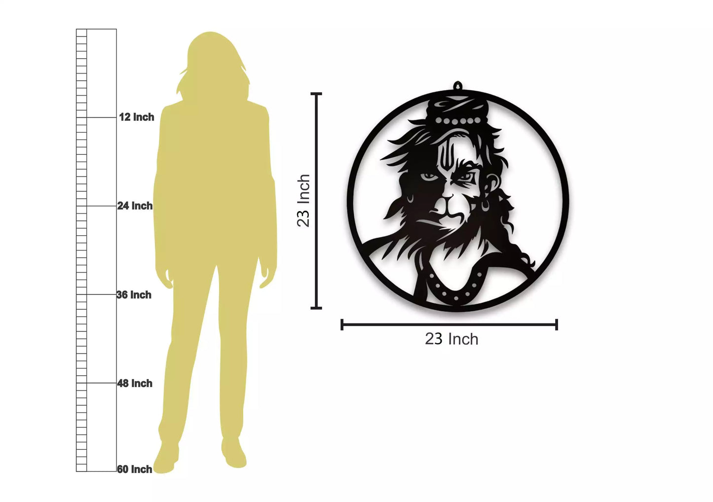 Home Decor: Bajrang Bali-Hanuman Wall Decor / Night Light – HomePine