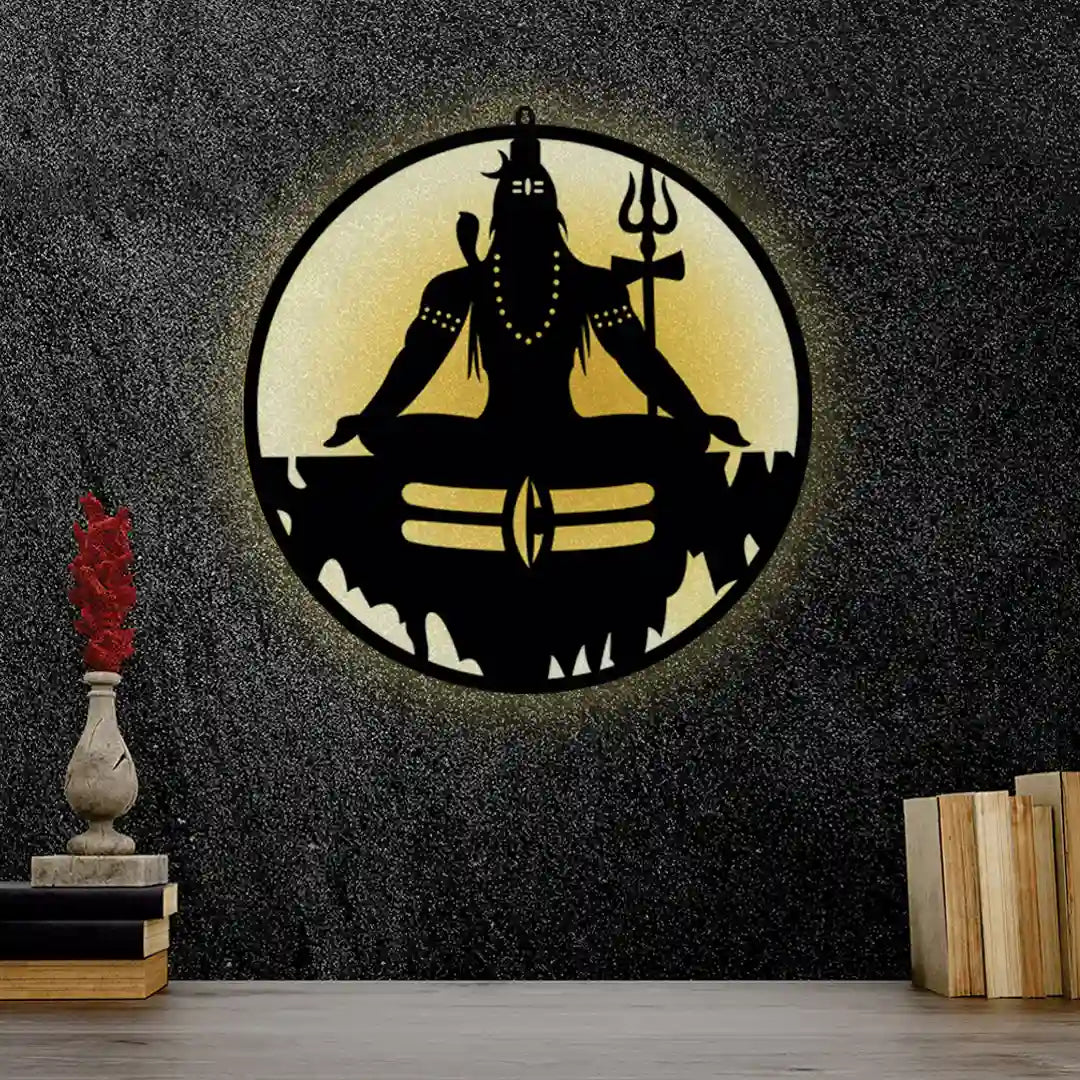Home Decor: Mahadev Shiv Ji Wall Decor / Night Lights – HomePine