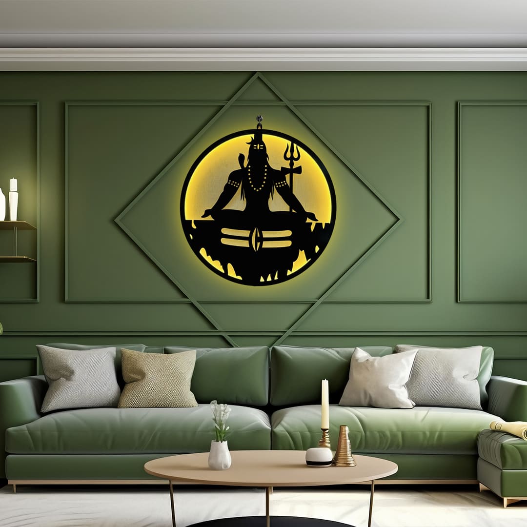 Home Decor: Mahadev Shiv Ji Wall Decor / Night Lights – HomePine